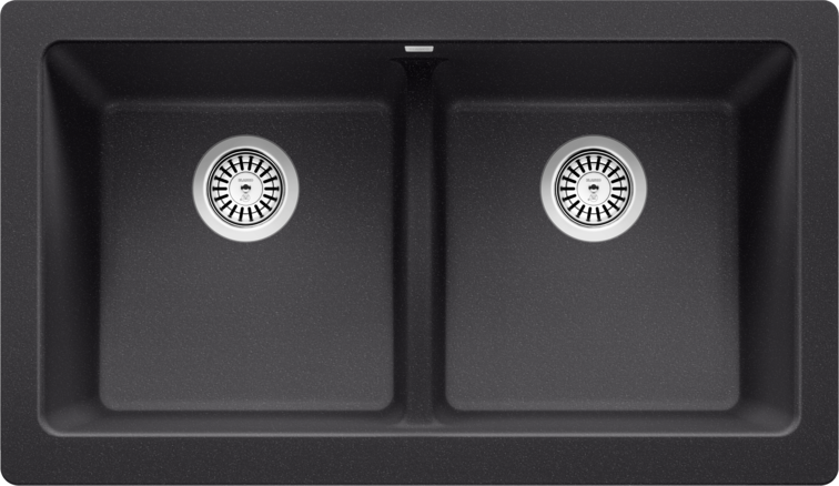Blanco - VINTERA 33" Equal Double Bowl Apron Front - Anthracite